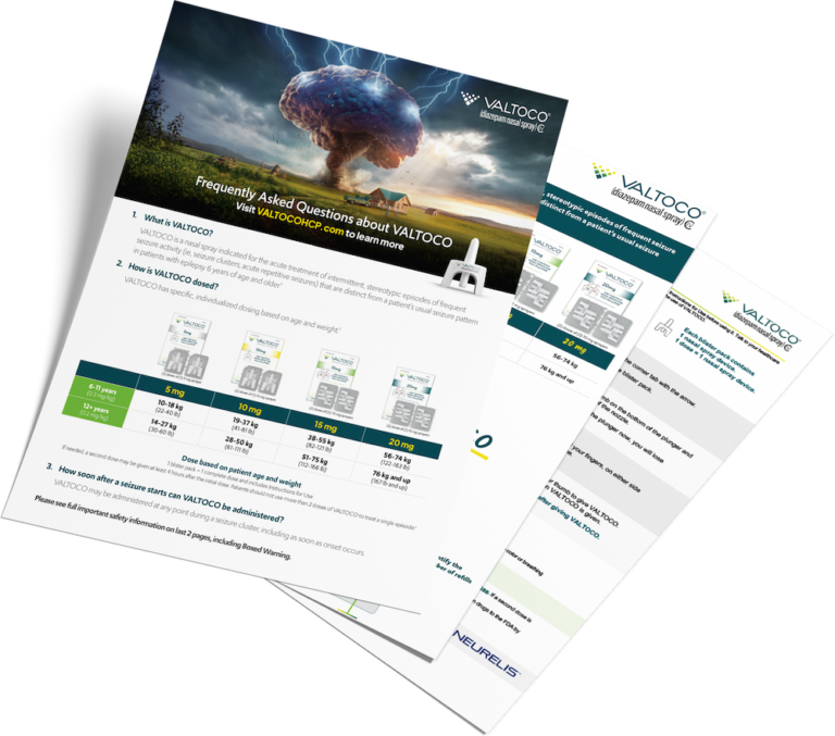 Why choose VALTOCO® diazepam nasal spray CIV?