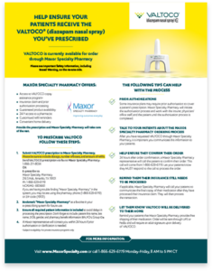 VALTOCO® diazepam nasal spray CIV training and resources for you and ...